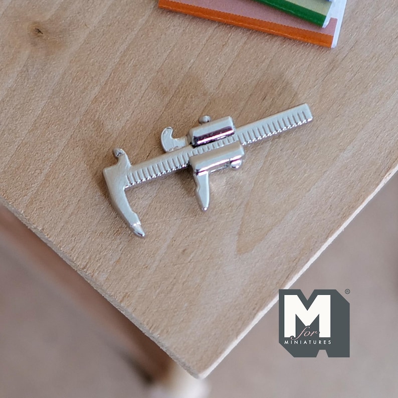 Miniature Vernier Caliper Metal Measuring Tool 1-3/16 Inch Long (non ...