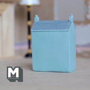 Dollhouse Miniature 1:144 Resin the Montgomery House Mini Home Tiny ...