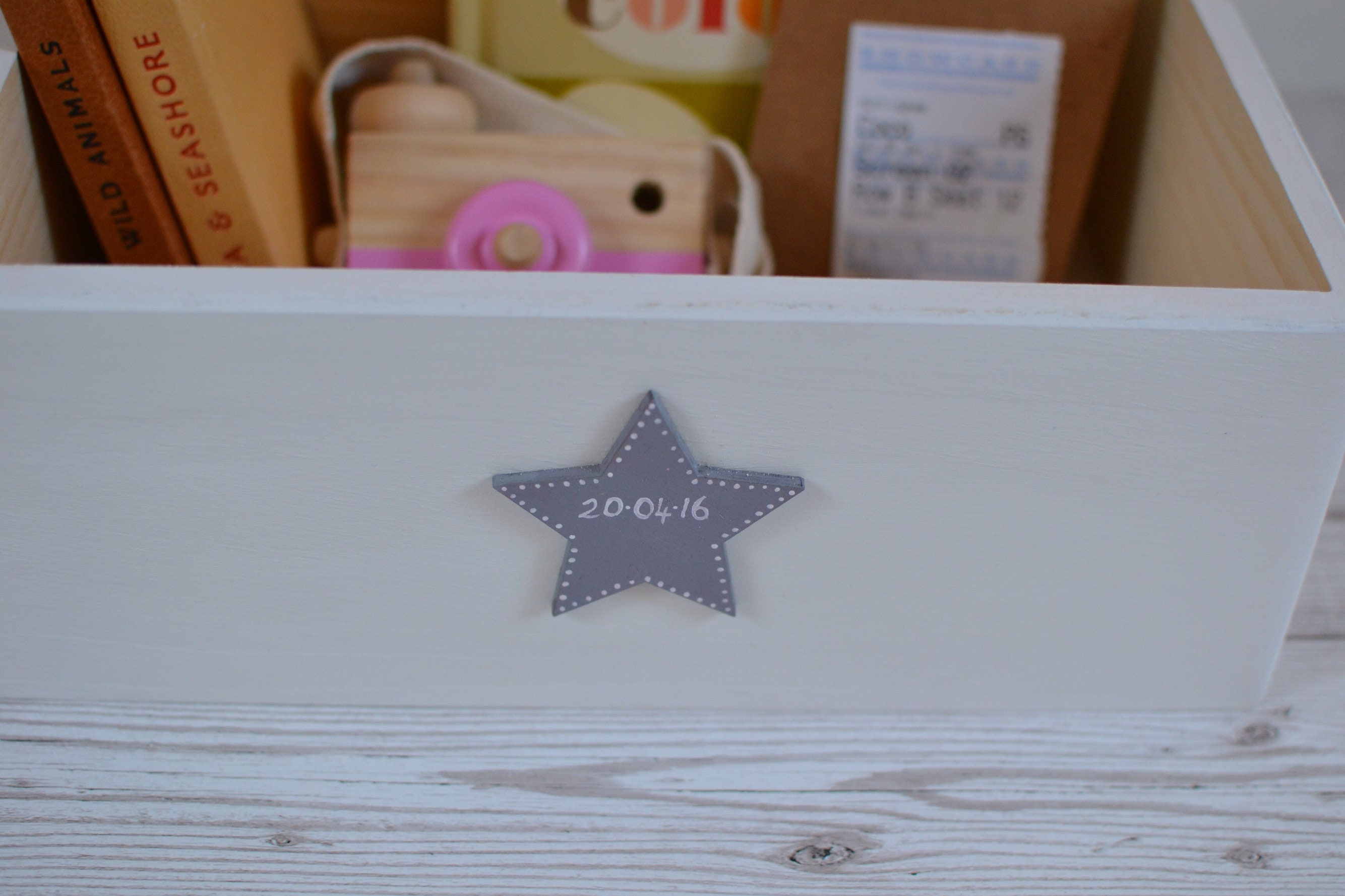 Personalised Wooden Keepsake Box Large Memory Box for Girls - Etsy UK