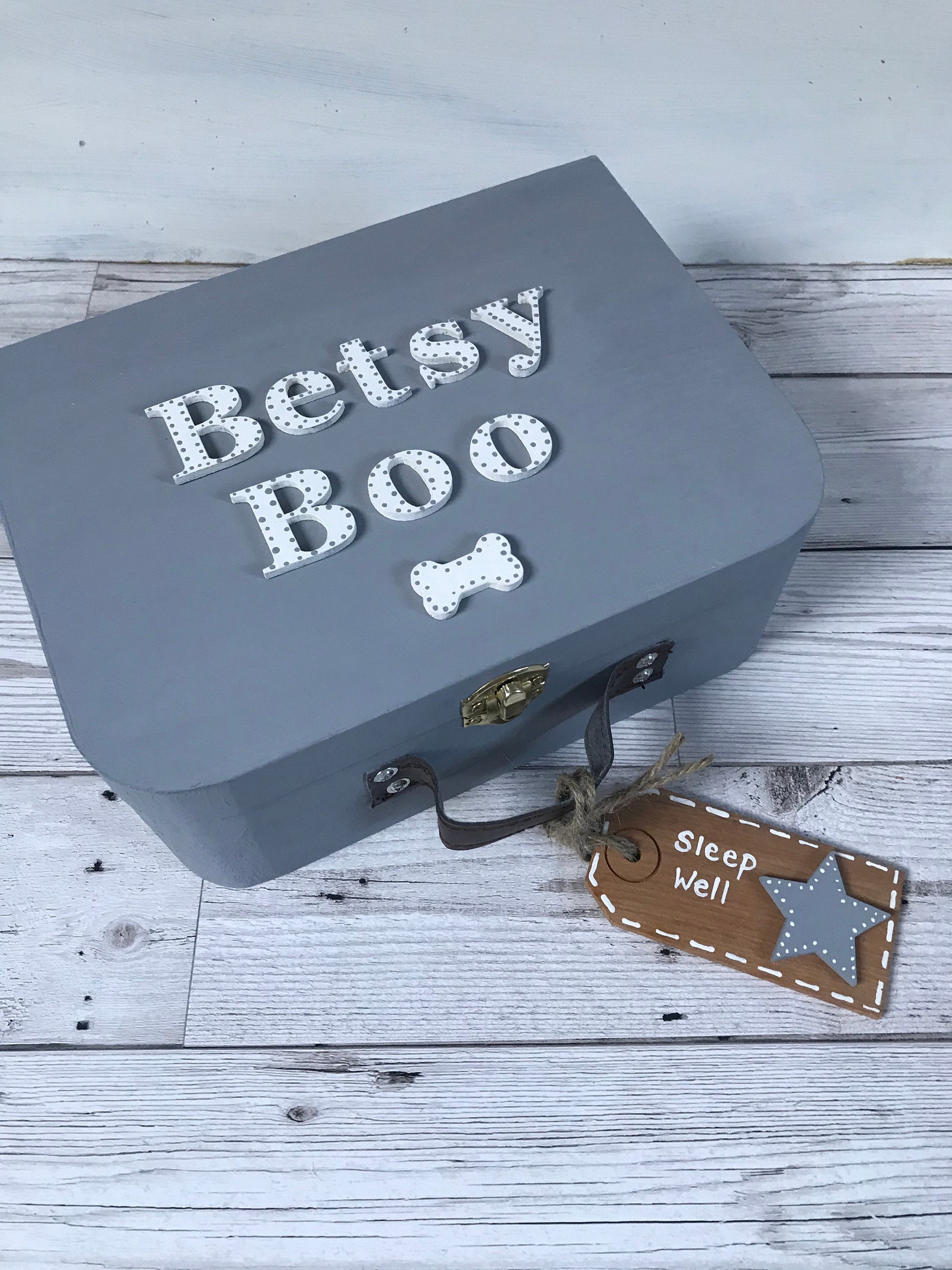 Dog Memory Box pet Memorial Box dog Wooden Keepsake Box dog | Etsy