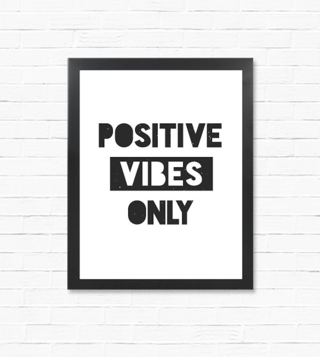 Good Vibes Poster - Digital Poster - Downloadable Gift - Printable ...