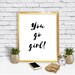 You Go Girl Poster - Girl Poster - Gift Poster - Download - Digital ...