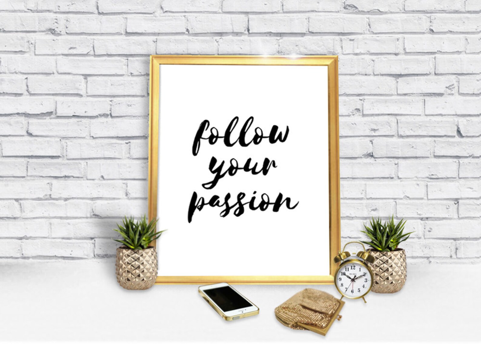 Follow Your Passion Poster - Poster Download - Prints - Inspirational ...