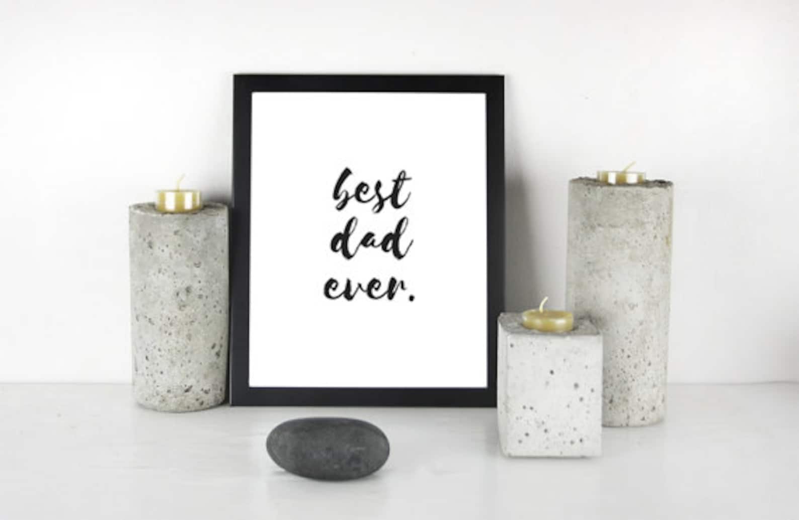 Best Dad Ever Poster - Gifts for Dad - Father's Day - Downloads ...