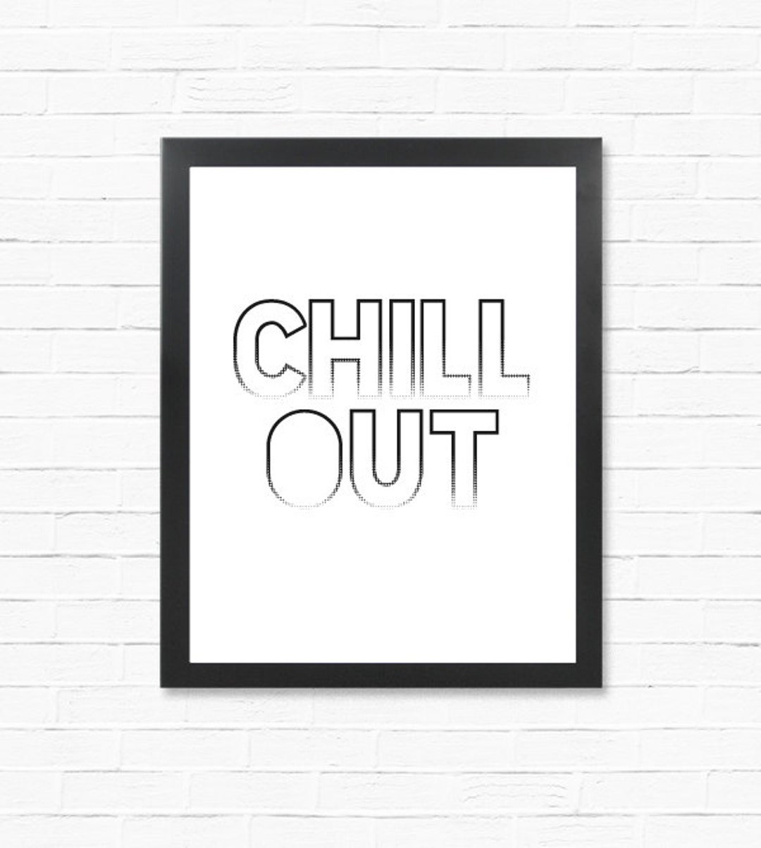 Chill Out Poster - Chill Poster - Printable Decoration - Poster ...