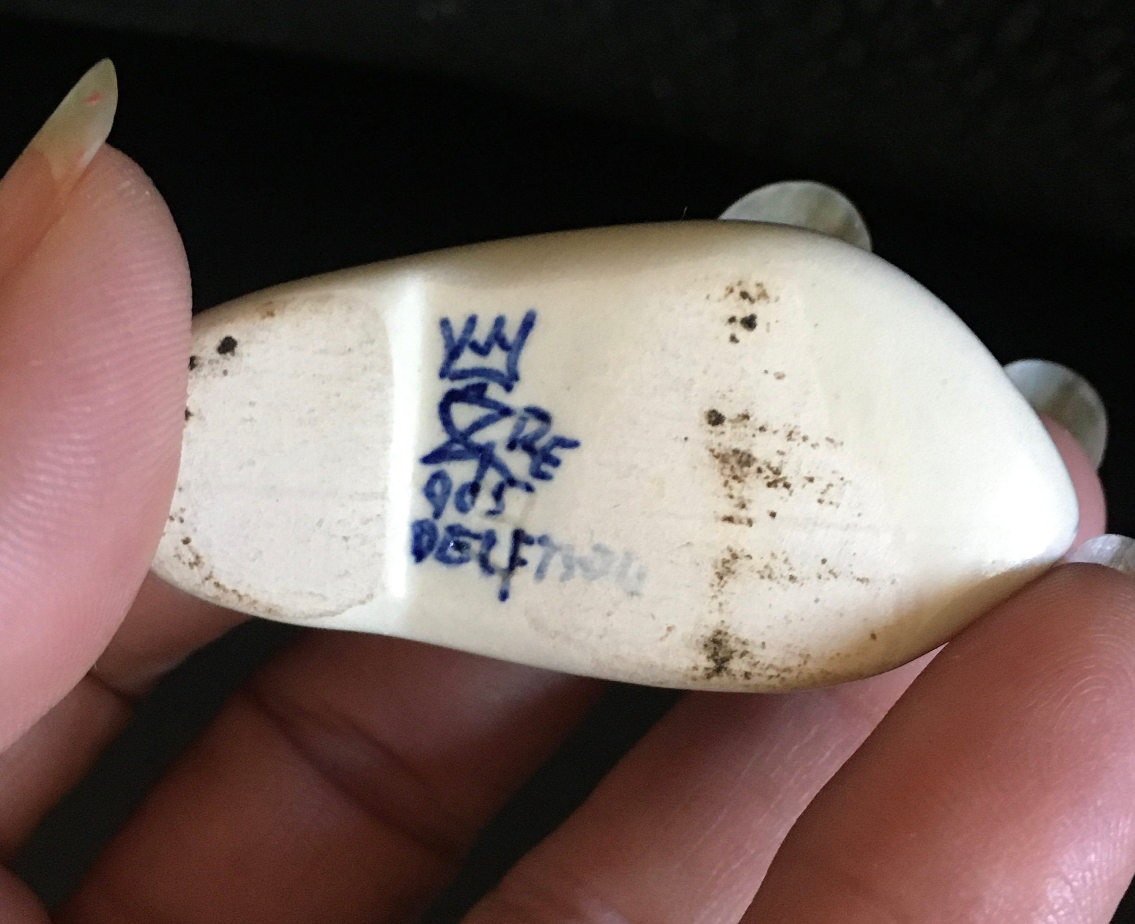 Tiny Hand-painted Delft Blue Clogs Made in Holland - Etsy