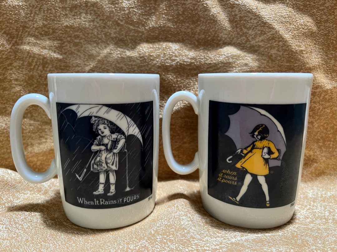 Vintage Morton Salt Mugs - Etsy