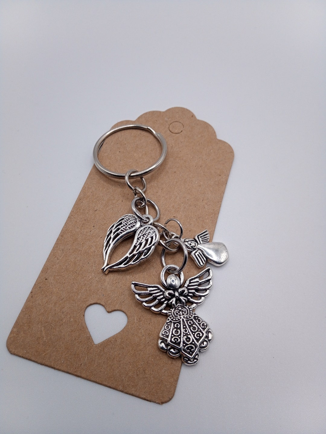 Made for an Angel Keychain Angel Wings and Angel Charms/ a Perfect Gift ...