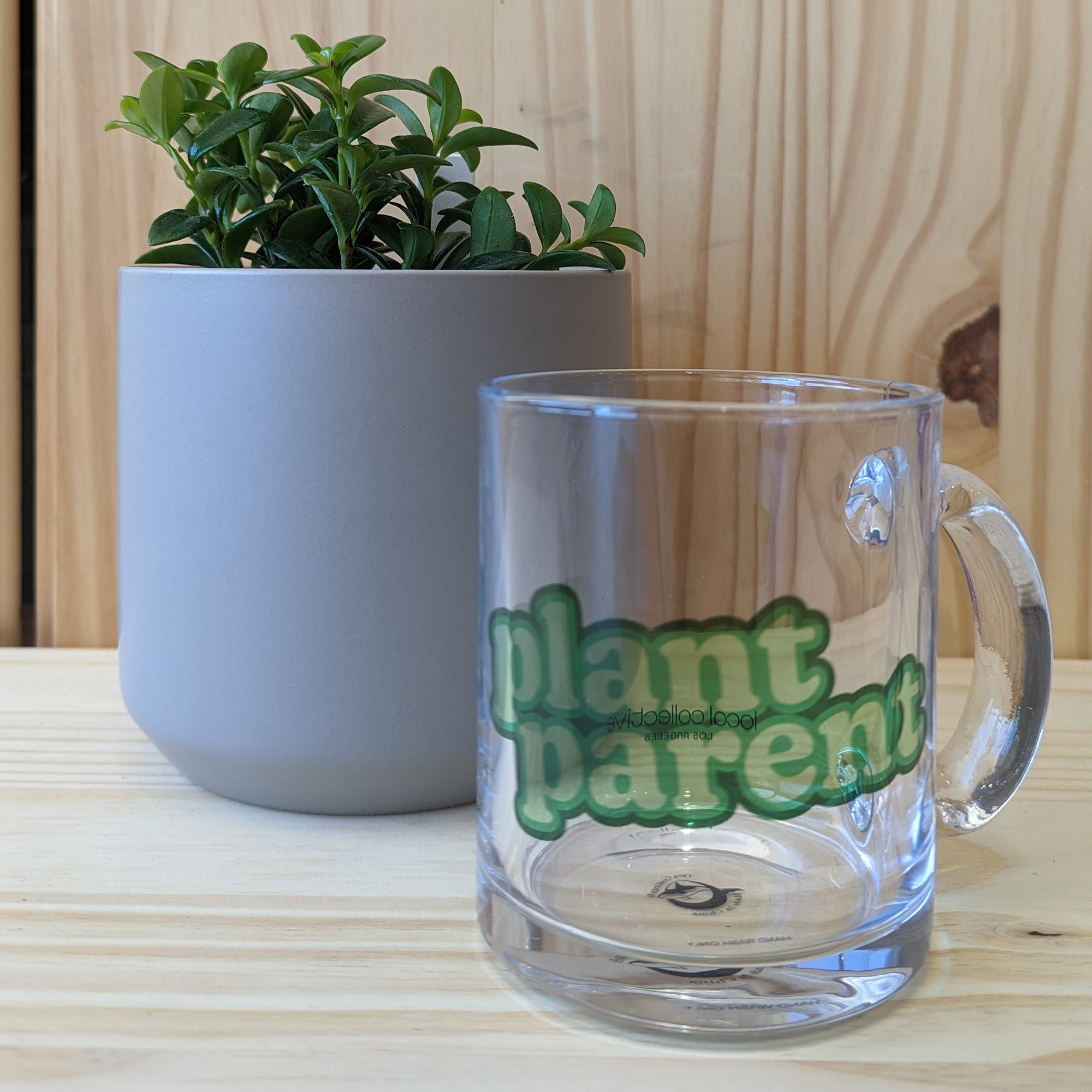 Plant Parent Clear Glass Mug Plant Person Coffee Mug Tea - Etsy