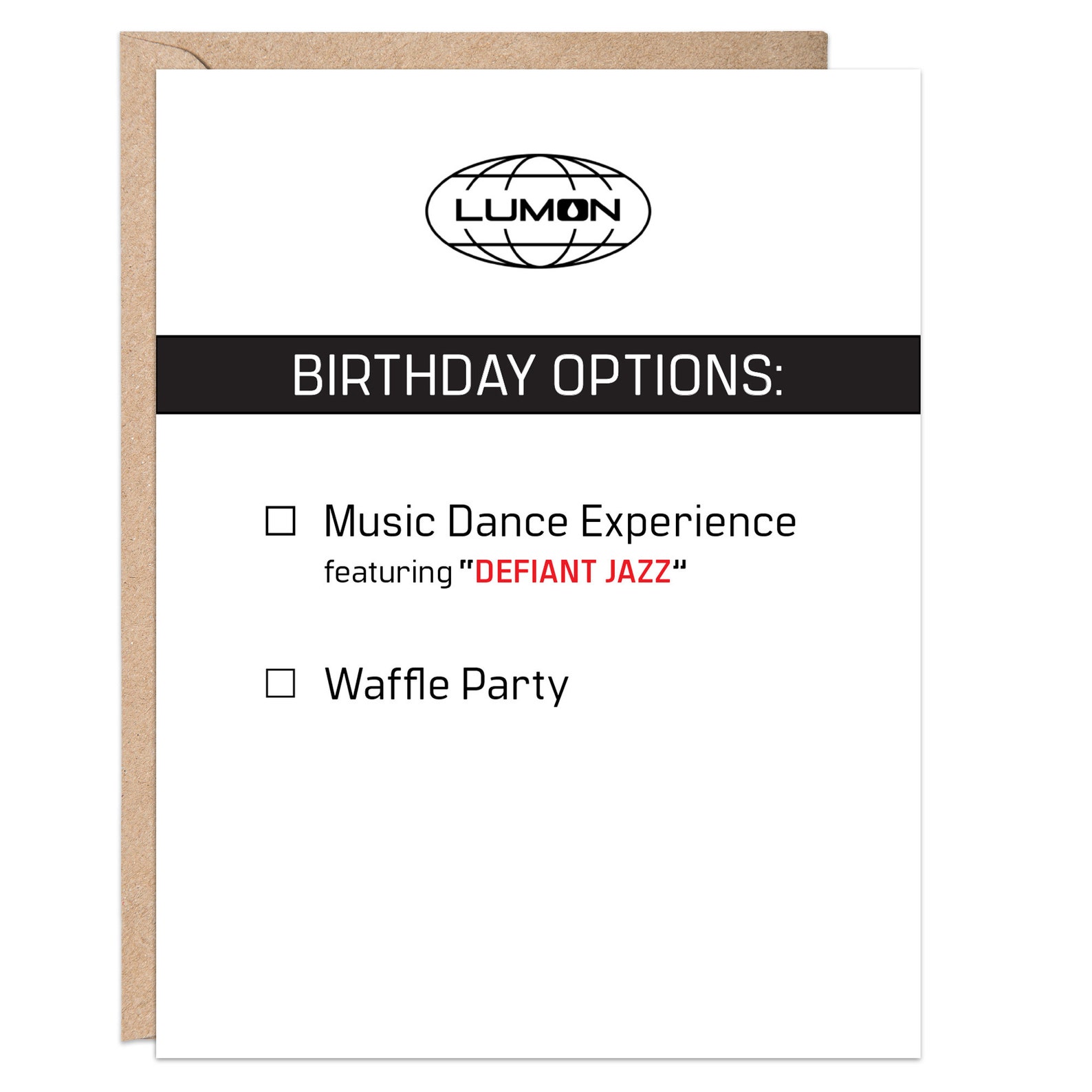 Severance Birthday Card Defiant Jazz Waffle Party - Etsy
