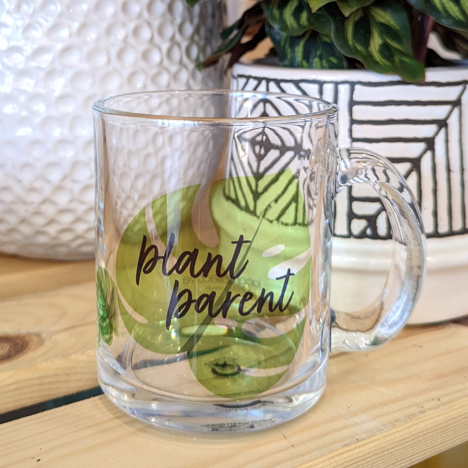 Plant Parent Clear Glass Mug Plant Person Coffee Mug Tea | Etsy