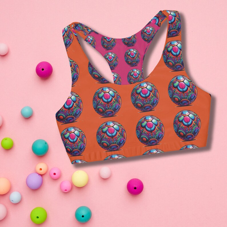 Mandala Soccer Sports Bra, Gym Sports Bra, Soccer Gifts, Yoga Sports ...