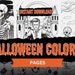 Spooky Soccer Halloween Coloring Pages: 5 Printable Designs (PDF) - Etsy