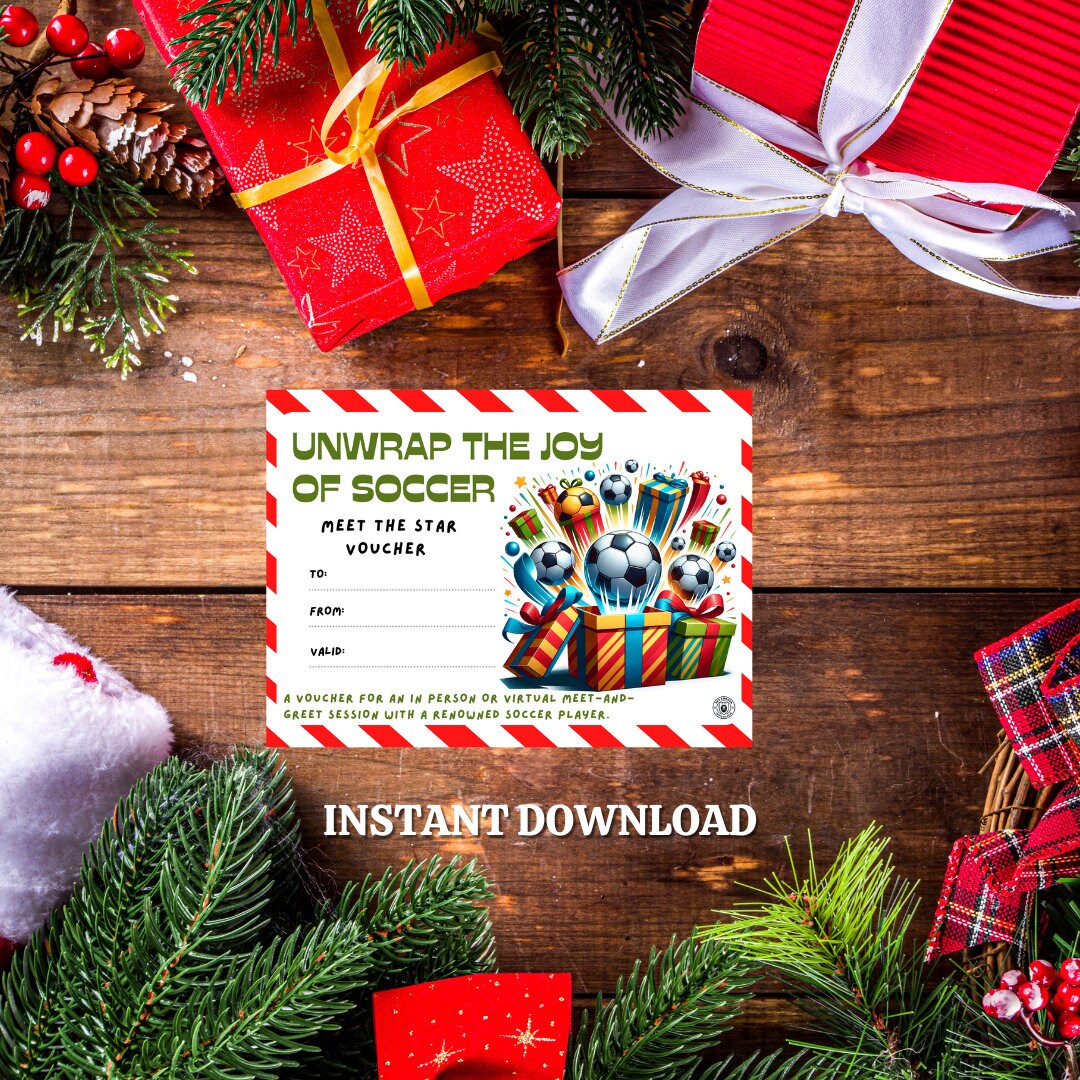 Meet the Star Soccer Gift Voucher: Personalized Soccer Experience ...