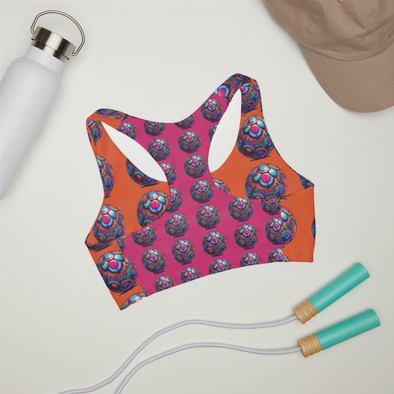Mandala Soccer Sports Bra, Gym Sports Bra, Soccer Gifts, Yoga Sports ...