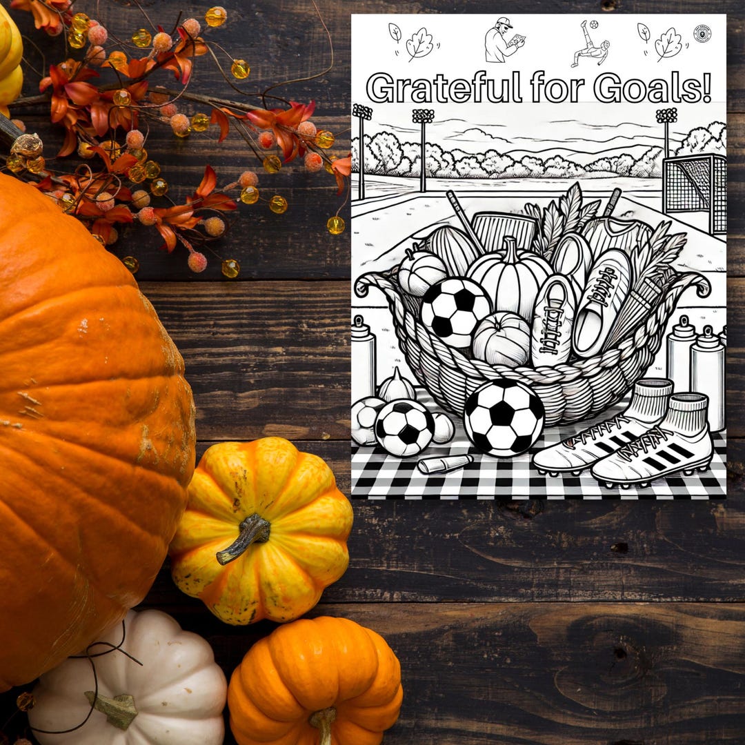 Soccer Thanksgiving Coloring Pages, Sports Coloring Pages, Fall ...