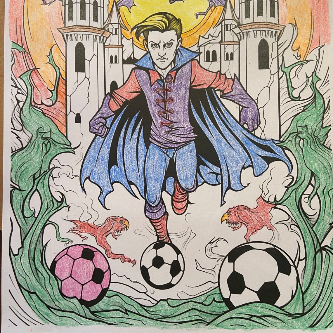 Spooky Soccer Halloween Coloring Pages (5 Designs), Halloween Activity ...