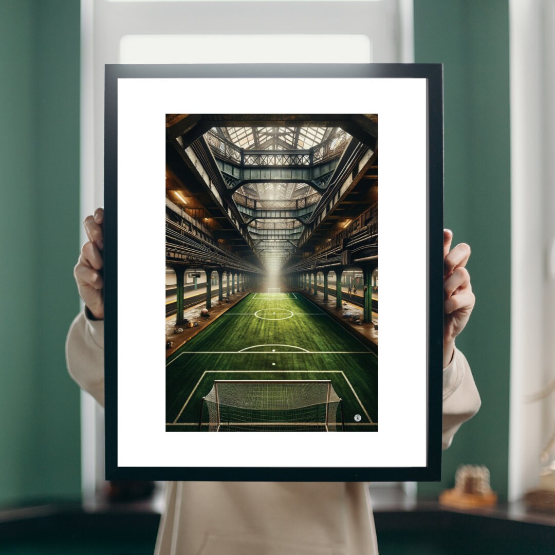 Subway Soccer Poster: NYC Urban Sports Art Print - Etsy