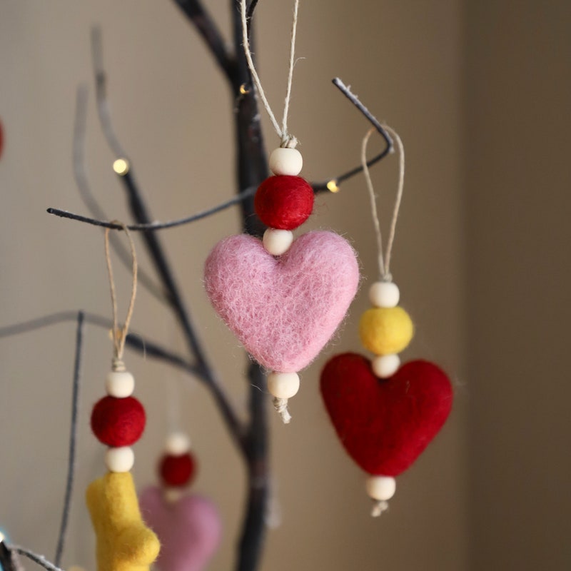 Wool Hearts - Etsy