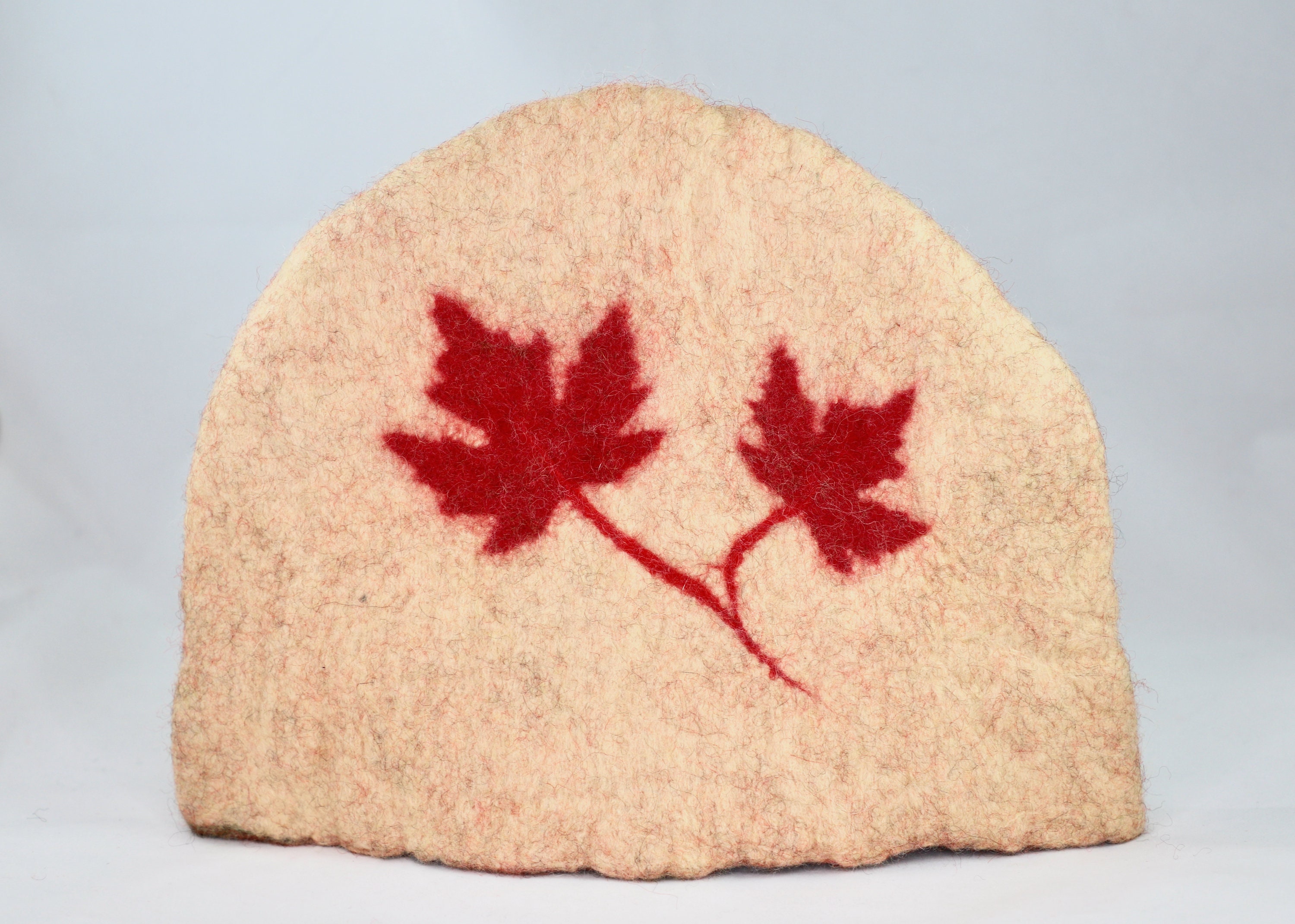 Maple Leaf Tea Cozy Canada Felted Tea Cosy Fall Decor Teapot | Etsy