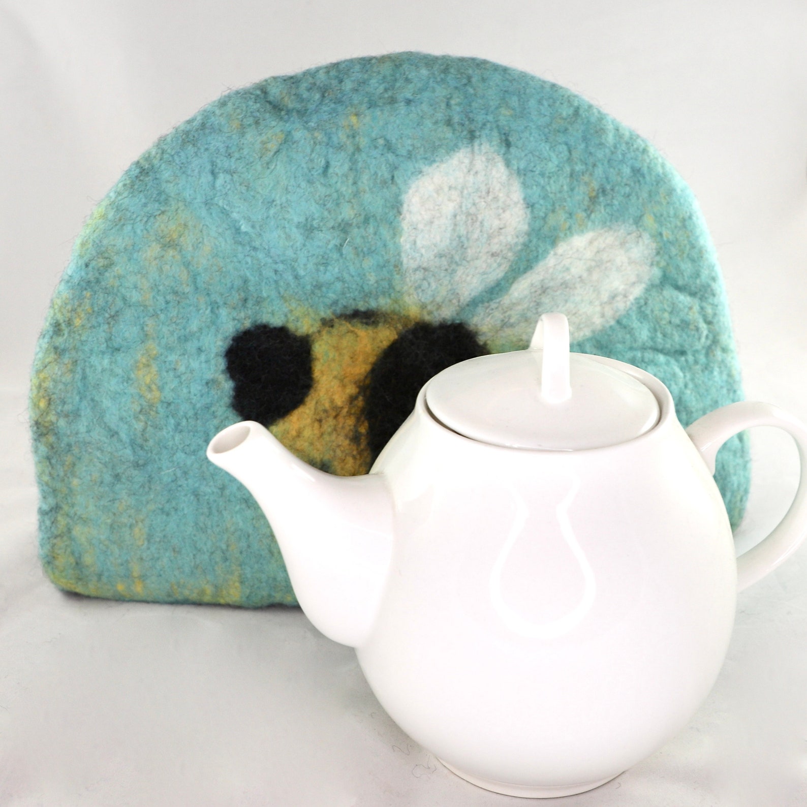 Bumble Bee Tea Cozy, Felted Bee Teapot Cosy, Wool Felted Bee Tea Cozy ...