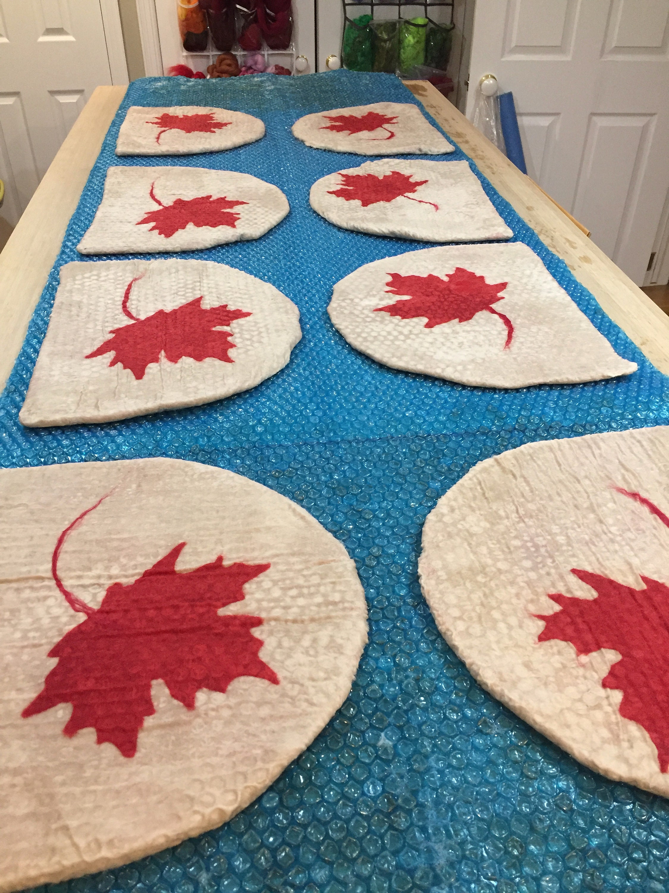 Maple Leaf Tea Cozy Canada Felted Tea Cosy Fall Decor Teapot | Etsy