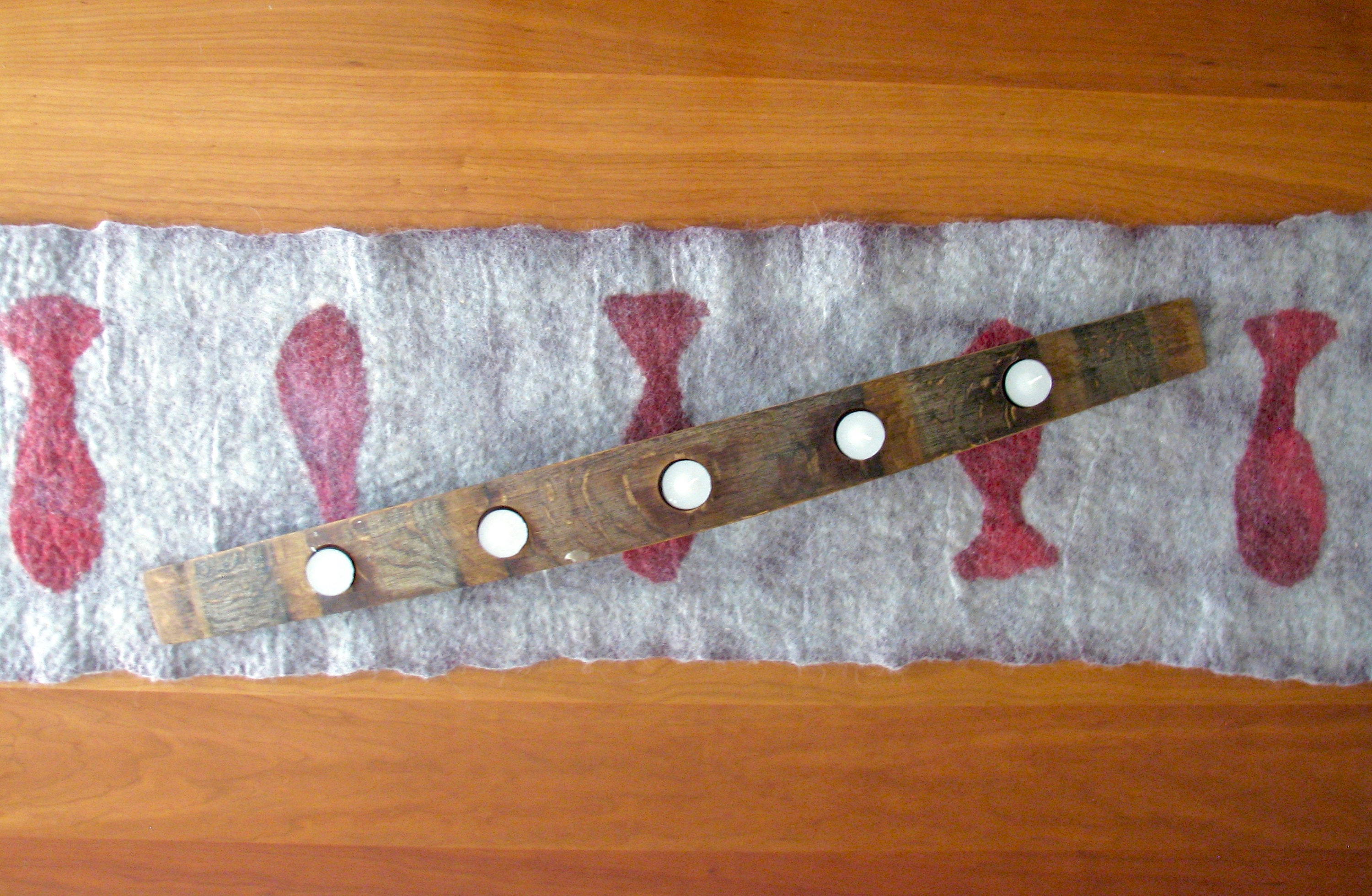 Fish Table Runner Grey Felt Wool Table Runner Nautical Table - Etsy UK