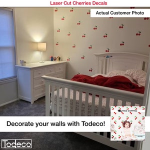 Cherries Wall Decal Vinyl Stickers - Cherry Decals Sticker for Kids ...