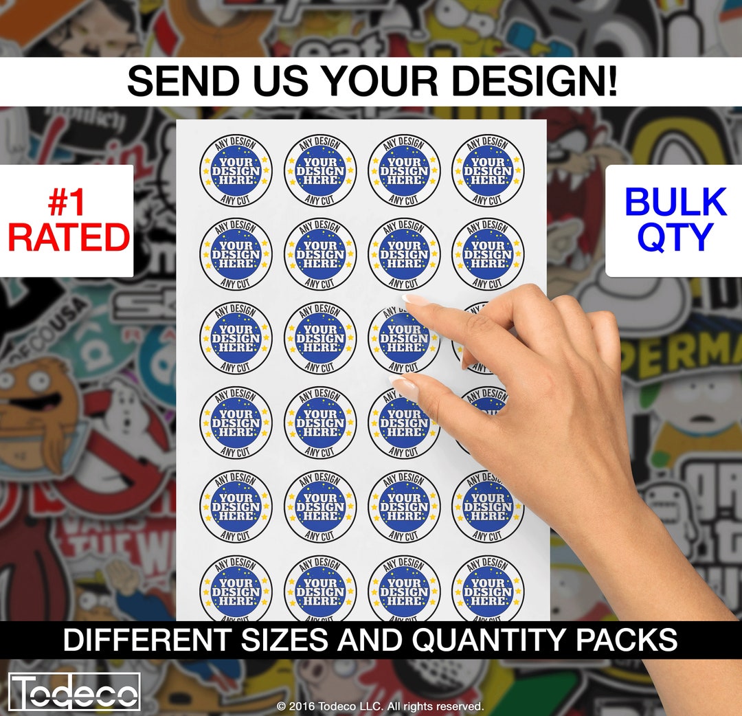 Custom Stickers - Custom Labels - Sticker Prints - Die Cut Decals ...