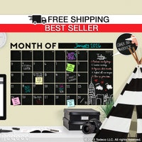 Chalkboard Calendar - Etsy