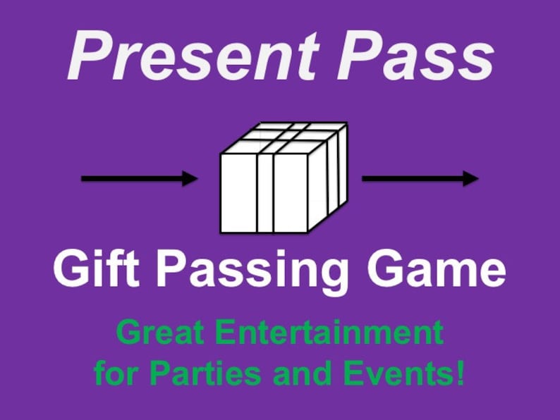 Present Pass Printable Party Gift Passing Game - Etsy