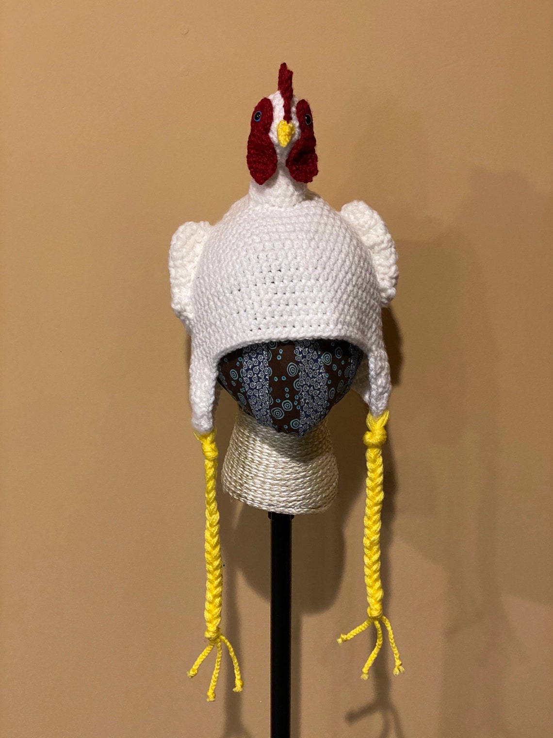 White Rooster Hat - Etsy