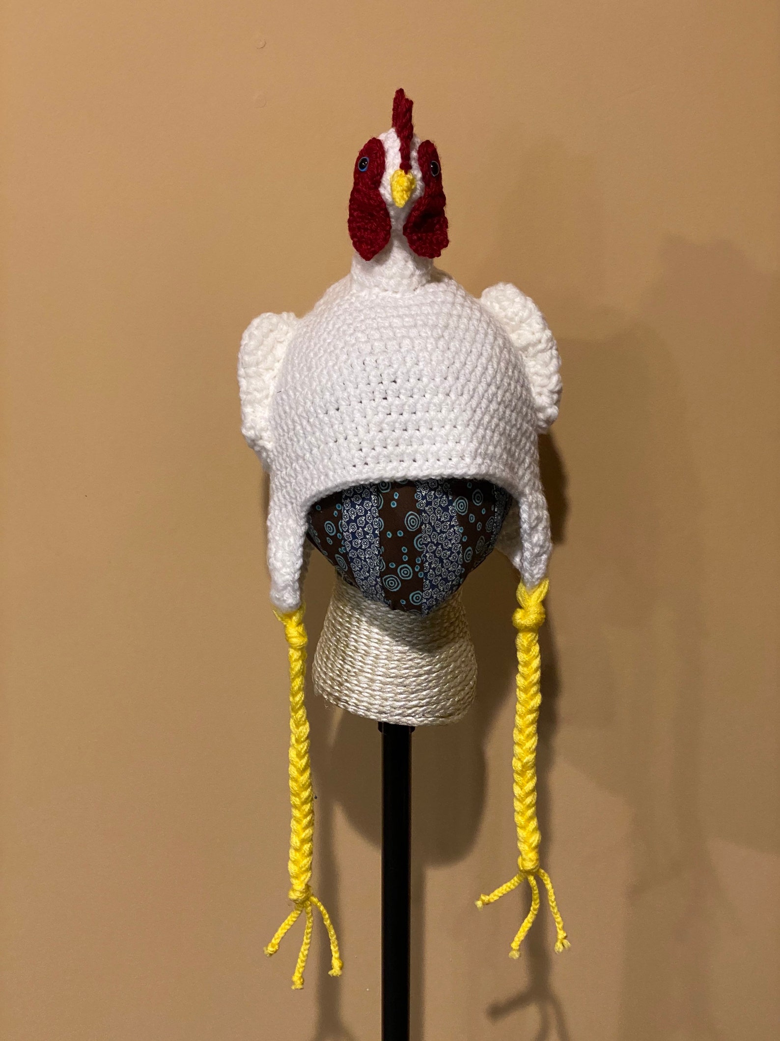 White Rooster Hat - Etsy