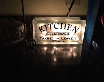 Glass light box | Etsy