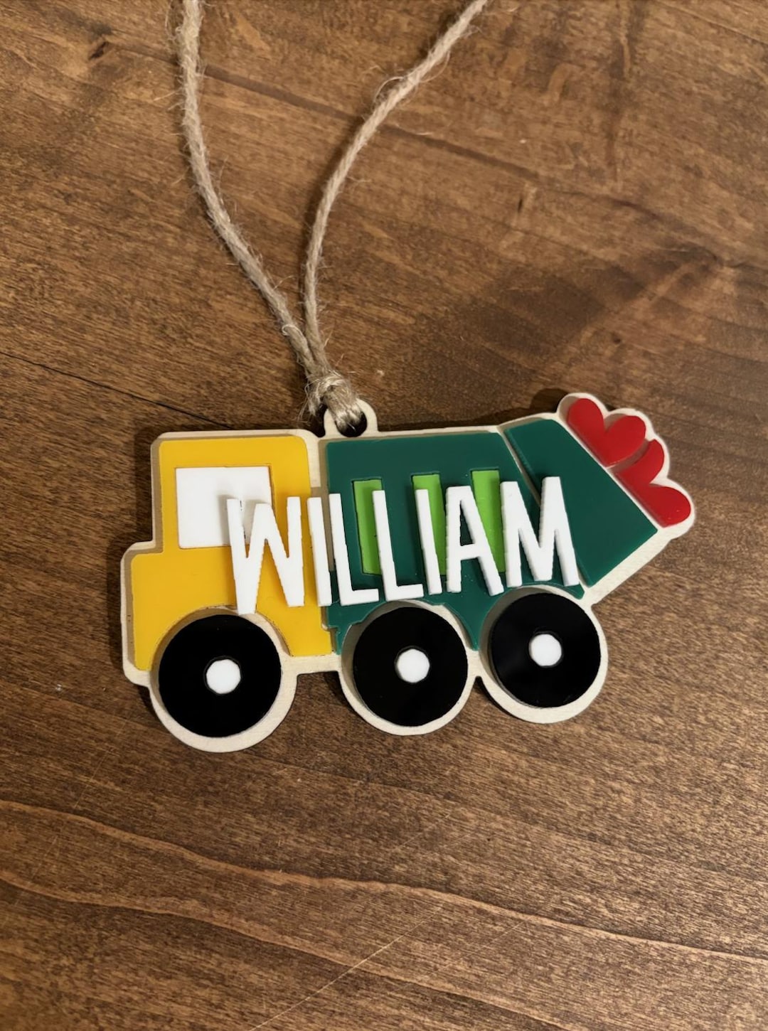 Personalized Garbage Truck Trash Truck Valentine’s Day Tags, Garbage ...