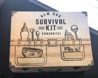 New Dad Survival Kit - Etsy