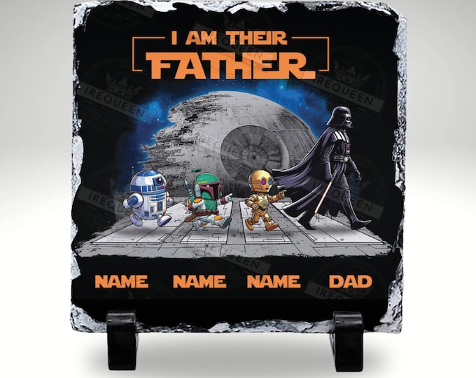 Personalized I Am Their Father Plaque for Dad, Custom Father's Day Gift ...