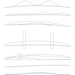 7 Bridges - Jacksonville - Digital Print - Line Drawing - Etsy