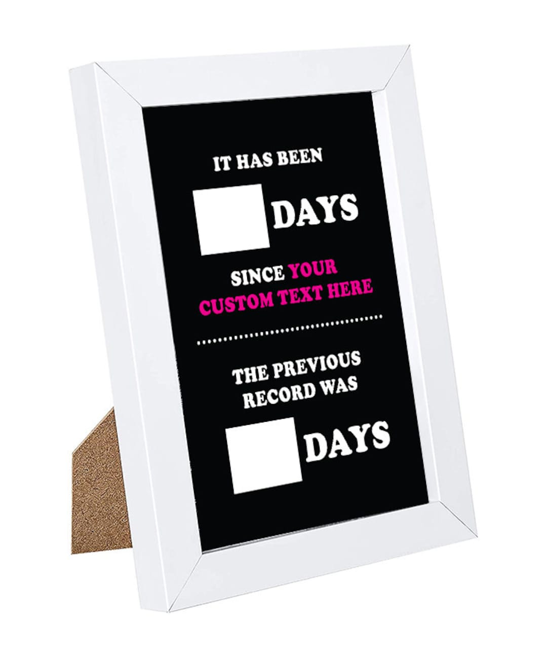 Custom Record Sign Days Since Sign for Home Gift or Office - Etsy Custom Record Sign Days Since Sign for Home Gift or Office - Etsy