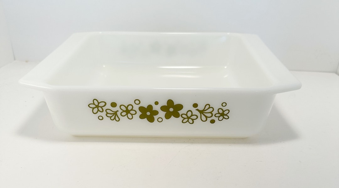 Vintage 1970s Spring Blossom Pyrex Refrigerator Dish 922 Pyrex Dish ...