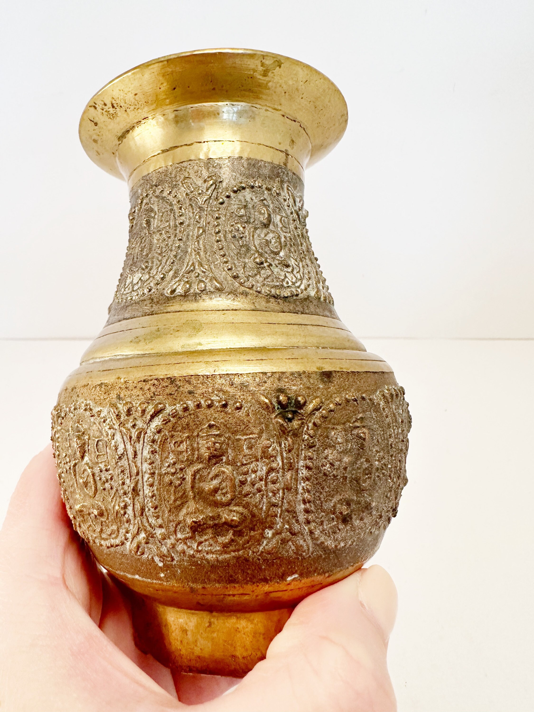 Antique Brass Nepalese Karuwa Water Pot Vessel Featuring Buddha - Etsy