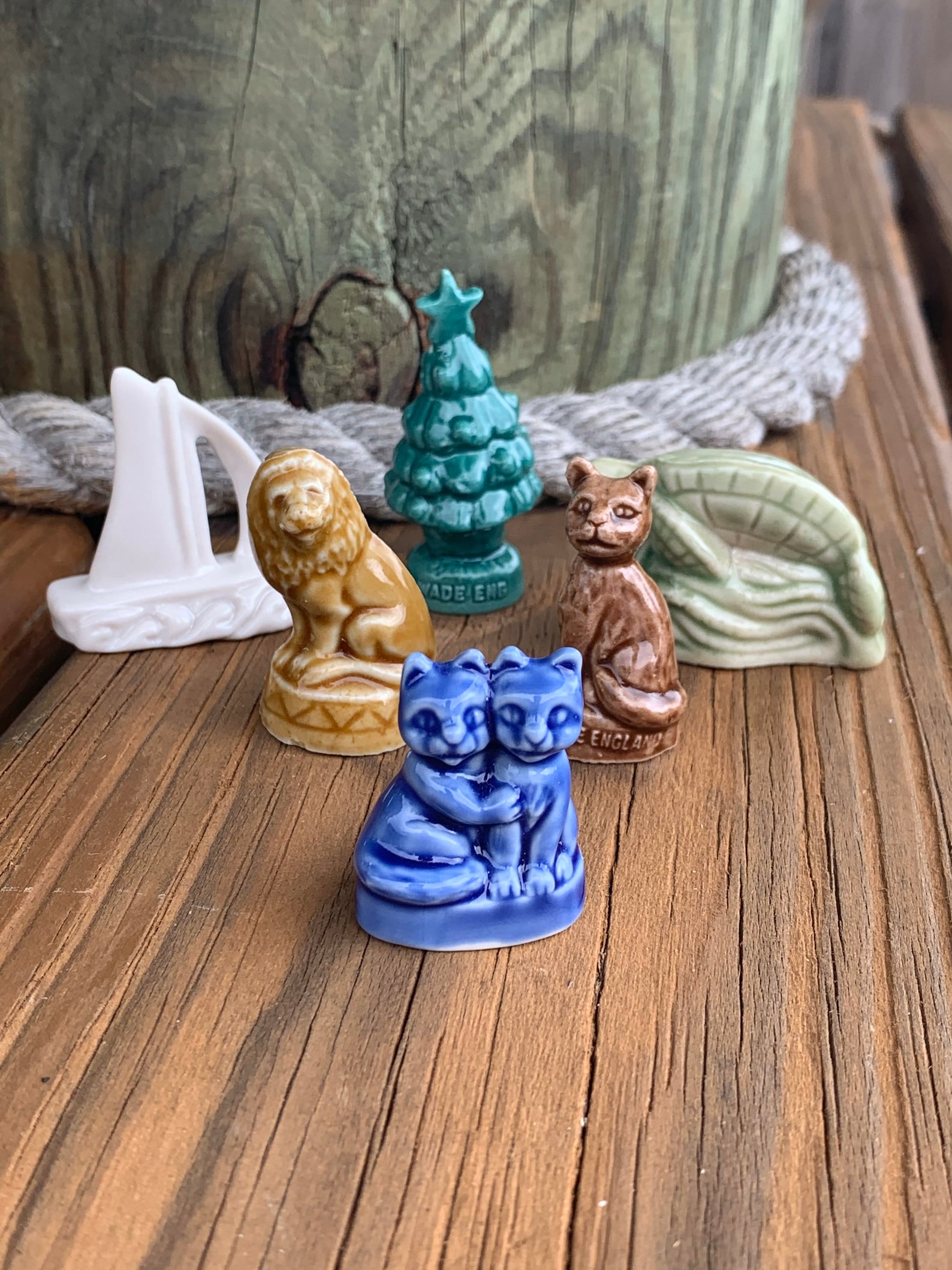 Vintage Wade Pottery Animals, Wade Whimsies From Red Rose Tea in the ...