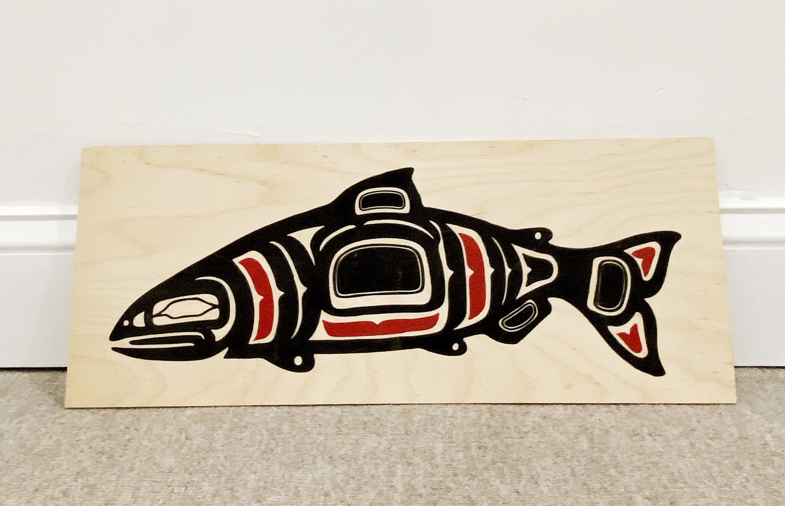 Native American Salmon Art