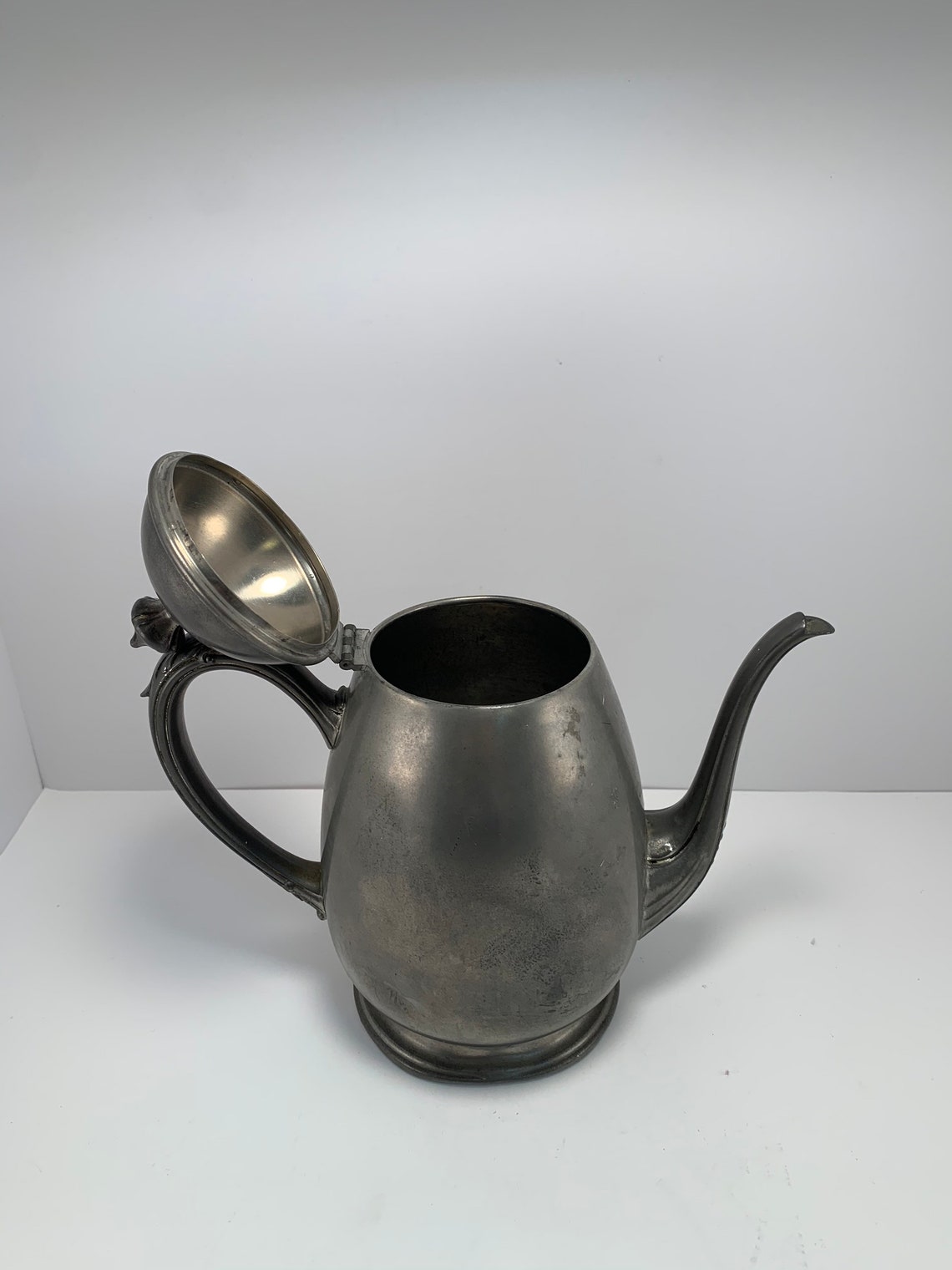 Vintage pewter tea pot with matching creamer and sugar by new | Etsy