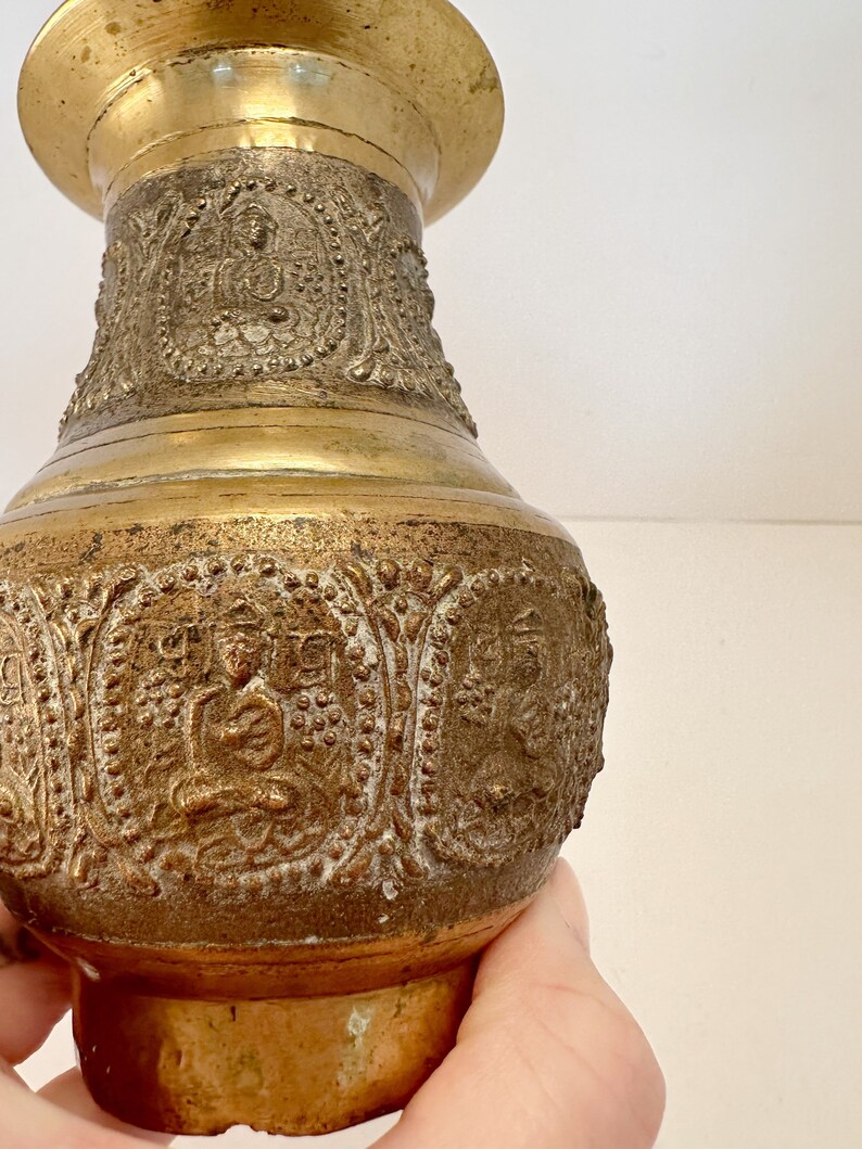 Antique Brass Nepalese Karuwa Water Pot Vessel Featuring - Etsy
