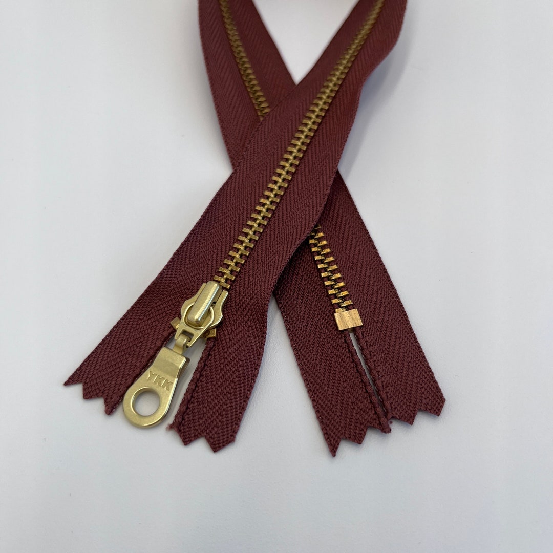 1pc Pecan YKK Metal Gold Zipper Donut Pull 5 to - Etsy
