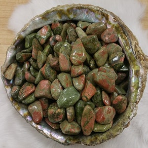 Unakite Tumbled Stone,one Unakite, Energy Stone, Meditation Stone ...
