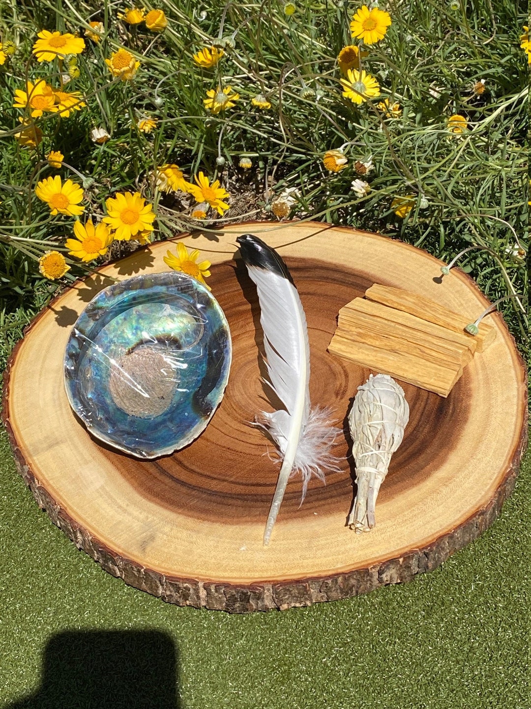 Sage and Feather Smudge Kit, Smudging Kit, Cleansing Kit, Sage Bundle ...