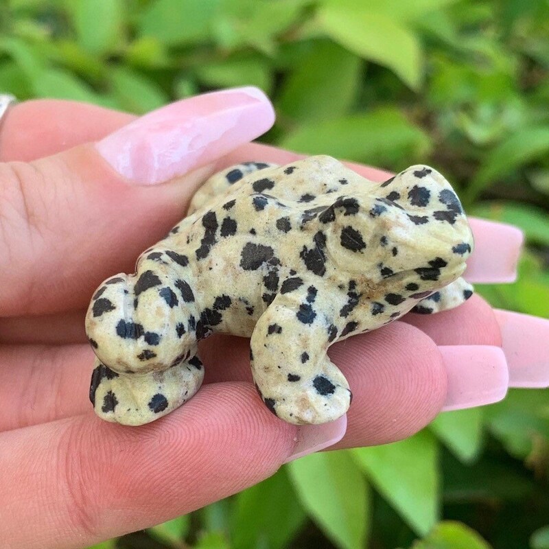 Stone Frog Figurine - Etsy