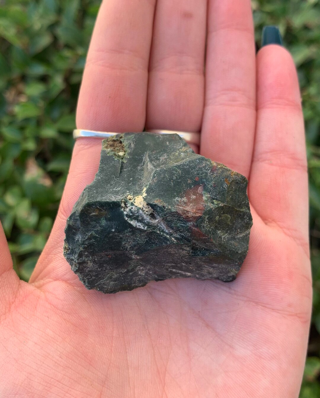 One Rough Bloodstone Chunk, Raw Bloodstone Piece, Natural Bloodstone ...